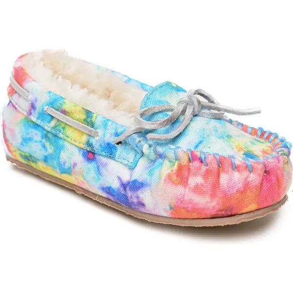 Minnetonka Cassie Tie Dye Slipper
