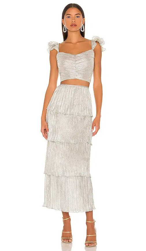 Saylor Gianna Metallic Set