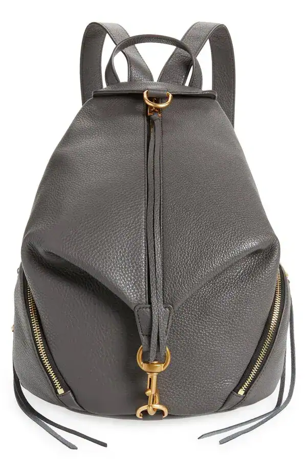 Rebecca Minkoff graphite/Charcoal Leather Backpack/purse Rebecca Minkoff Always On M.A.B. Backpack Review (+ VIDEO  main image 4