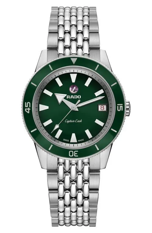 RADO Captain Cook Automatic Bracelet Watch - Silver
