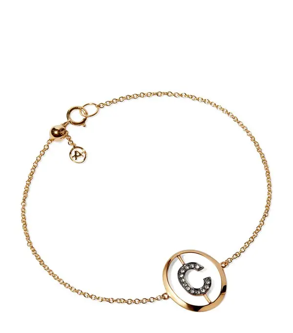 Annoushka Yellow And Diamond Initial C Bracelet