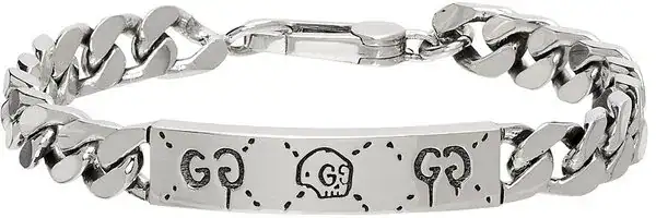 Gucci Ghost' Bracelet - Silver | Editorialist