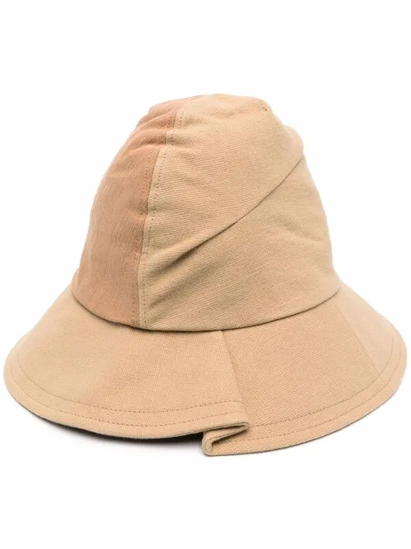ADER ERROR Two-tone Wide Brim Hat - Neutrals
