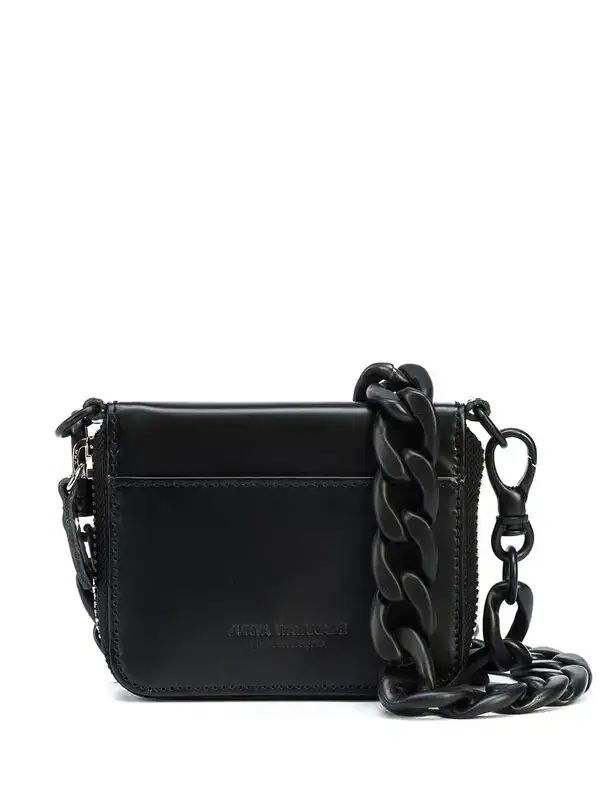 【junya】ウォレット Junya Watanabe Zip-Around Wallet On Chain In Black - 50% Off