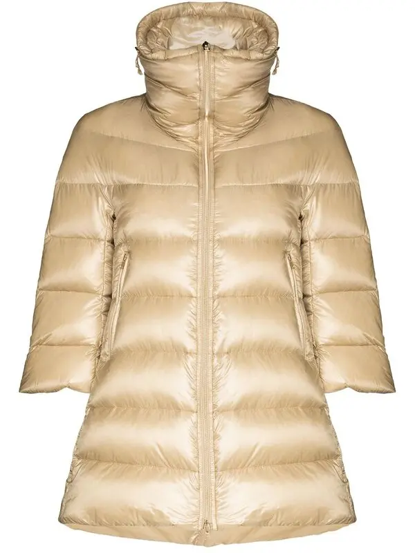 Herno Cleofe Padded Coat - Neutrals