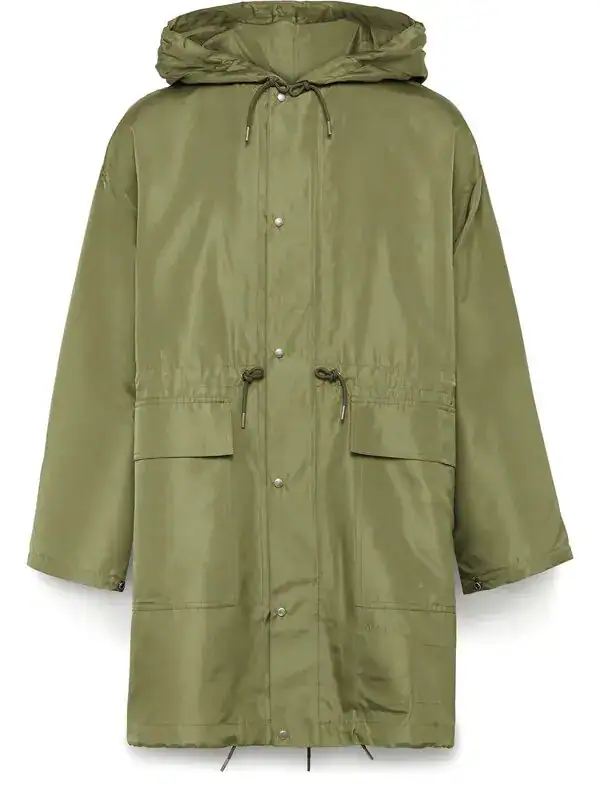 Visvim Jura Silk Hooded Parka In Green - 70% Off | Editorialist