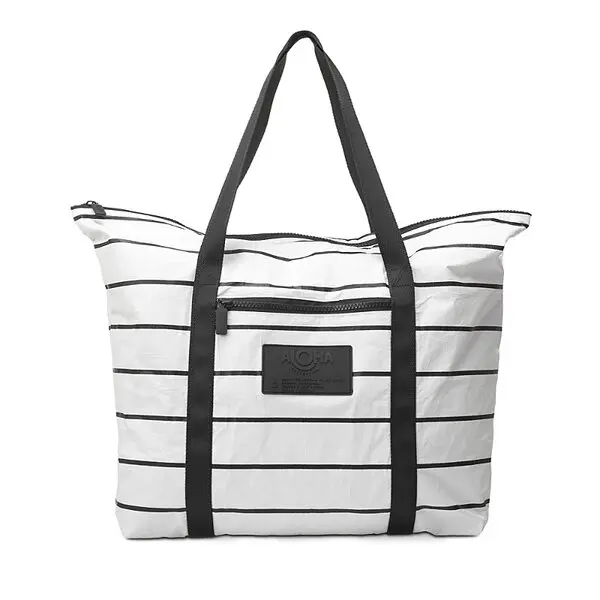 ALOHA COLLECTION Pinstripe Day Tripper Tote