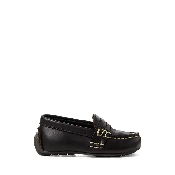 Ralph Lauren Telly Leather Penny Loafer - Chocolate  display picture 2