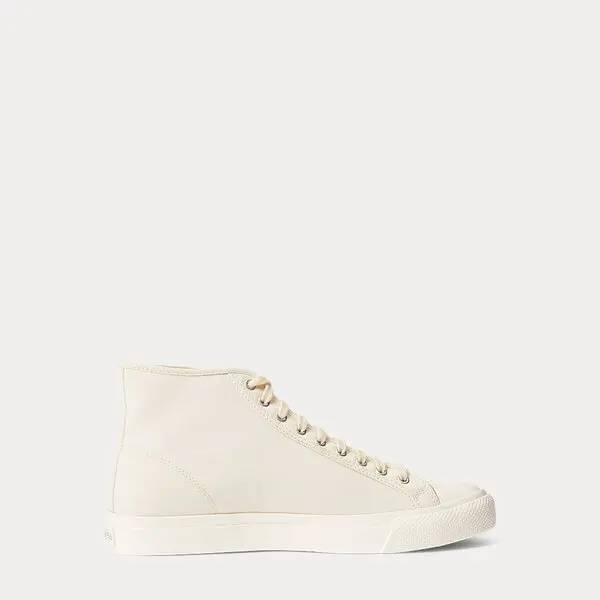 Ralph Lauren Mayport Canvas Sneakers - Greige