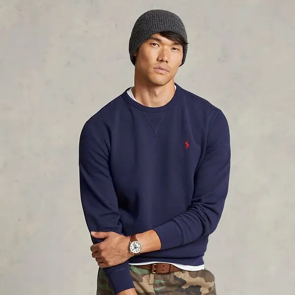 Ralph Lauren Rl Fleece Sweatshirt - Cruise Navy