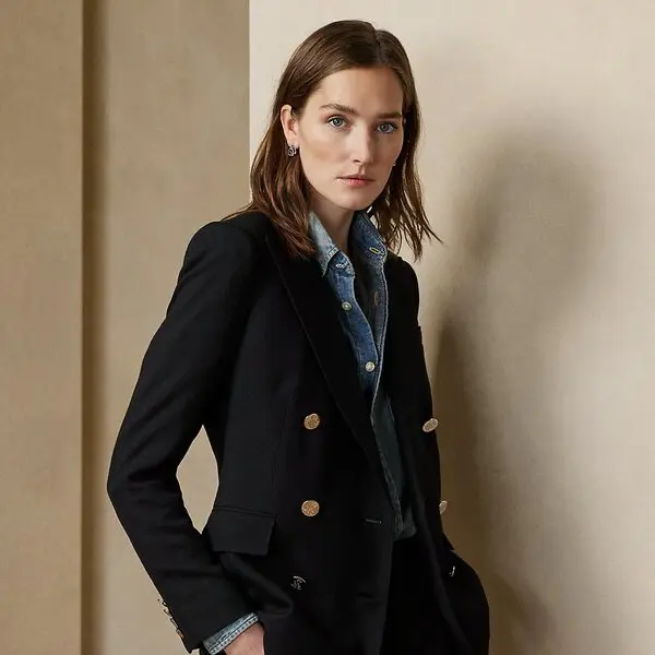 Ralph Lauren Camden Cashmere Jacket - Black