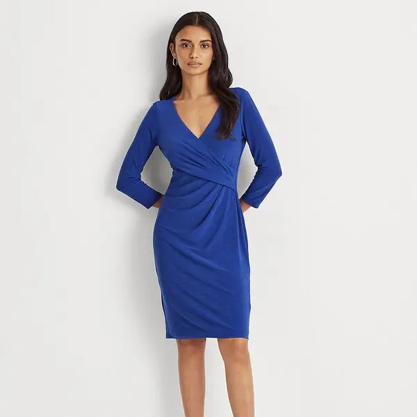 knee-length cocktail dress Anecdote U-Neckline Knee Length Dress Hot Pink main image 1