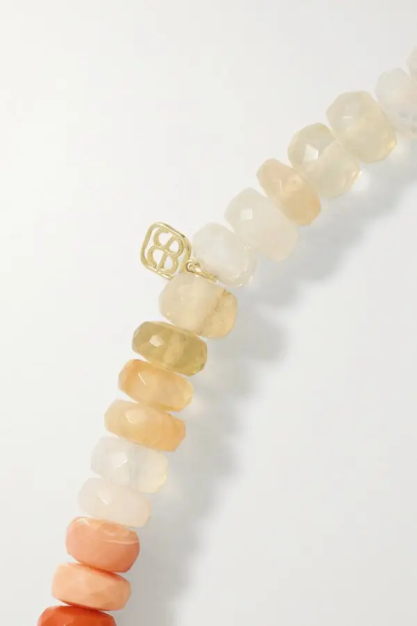 SYDNEY EVAN Lucky Wish 14-karat Opal And Ruby Bracelet
