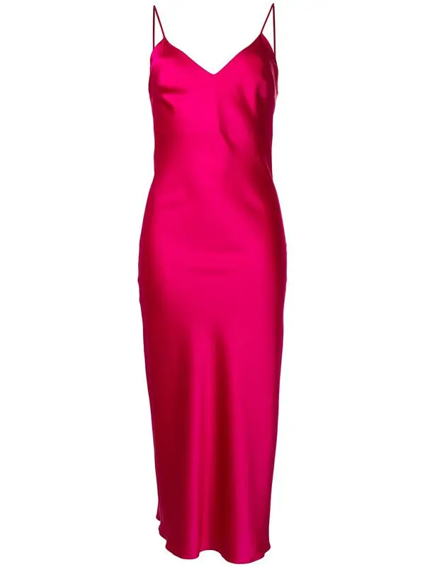 GILDA & PEARL Sophia Midi Slip Dress - Purple