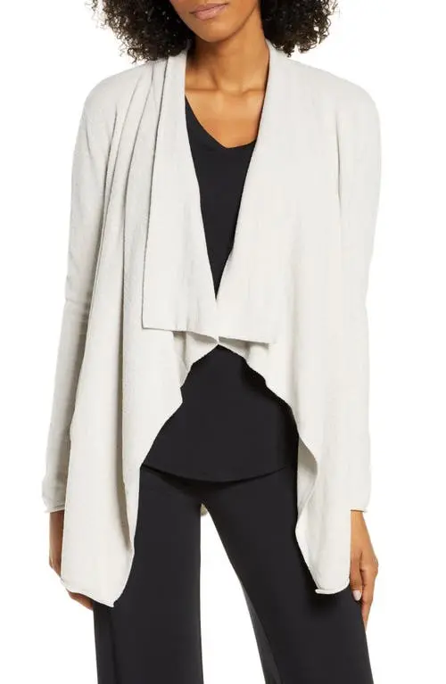 Barefoot Dreams Cozychic™ Ultra Lite High/low Cardigan - Fog Gray