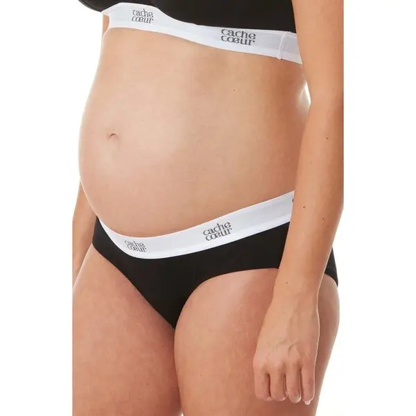 CACHE COEUR Life Maternity Shorts - Black