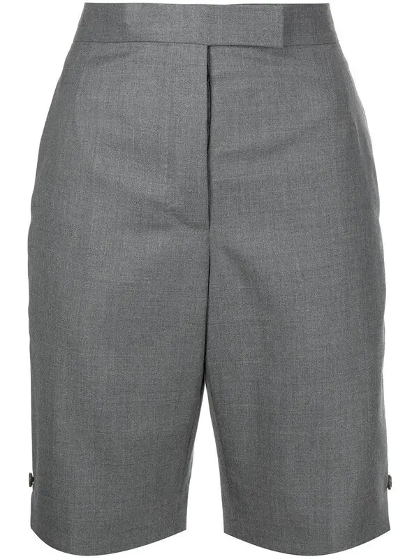 Thom Browne Tailored High-waist Shorts - Grey