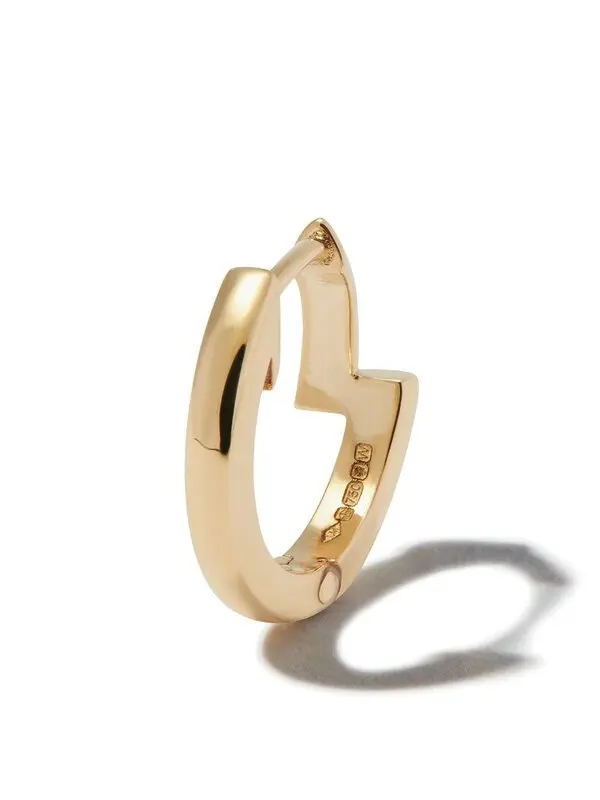 Lizzie Mandler 18kt Yellow Interrupted Huggy Single Earring