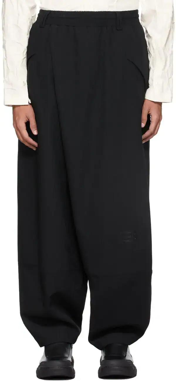 Namesake Lamar Carrot Wide Trousers In Black - 39% Off | Editorialist
