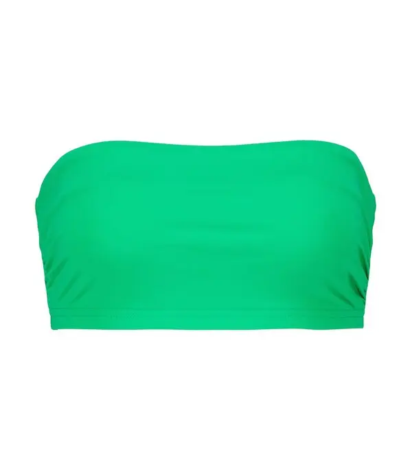 KARLA COLLETTO Basics Bandeau Bikini Top - Green