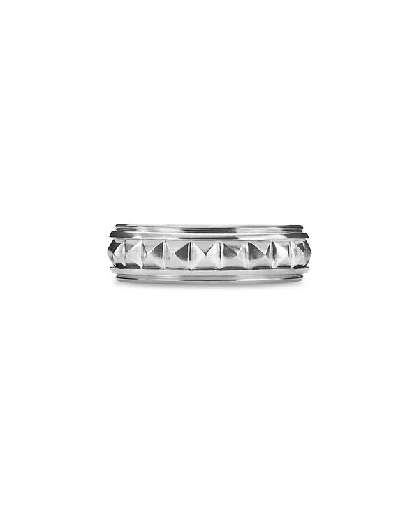 David Yurman Sterling Pyramid Band