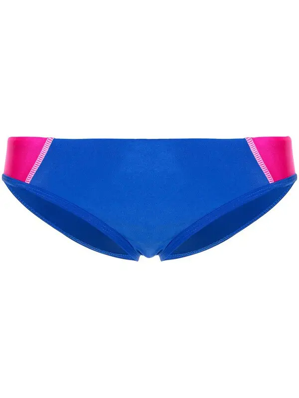 DUSKII Ella Two-tone Bikini Bottom - Blue