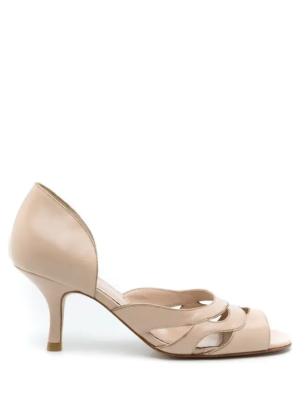 STUDIO CHOFAKIAN Kate Open-toe Sandals - Neutrals