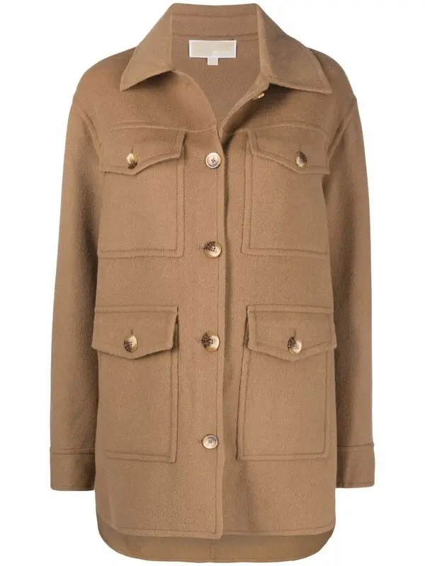 Michael Kors Long-sleeve Wool Jacket