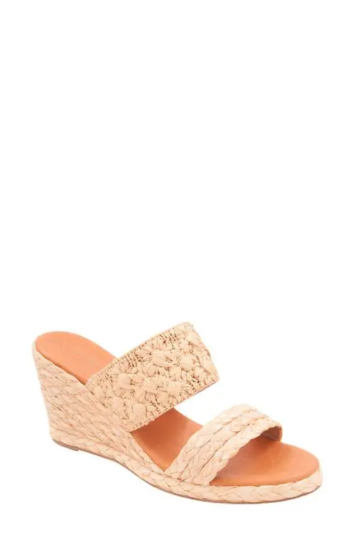Andre Assous Nolita Wedge Slide Sandal - Natural