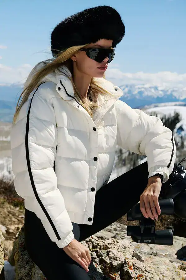 Alo Yoga Aspen Love Puffer Jacket - Ivory | Editorialist