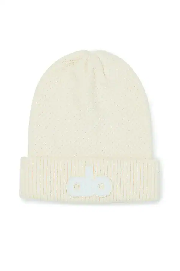 Alo Yoga Cool Skies Beanie - Ivory | Editorialist