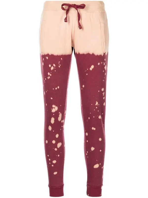 LA DETRESSE Slim Fit Track Pants - Red