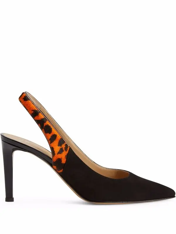 GIUSEPPE ZANOTTI Susie Feline 85mm Slingback Pumps