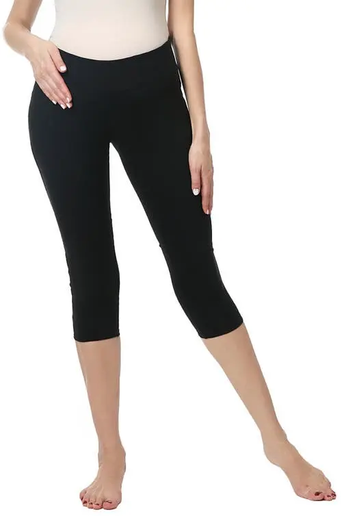 KIMI + KAI Eva Under The Belly Maternity Crop Leggings