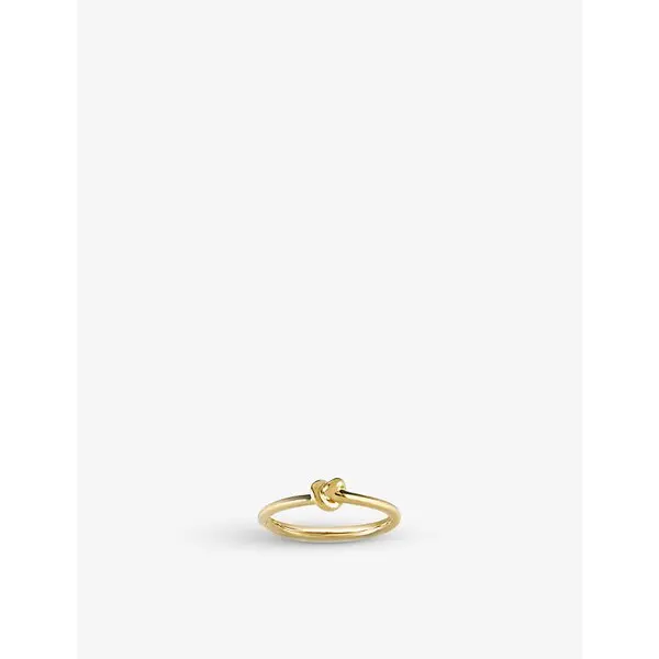 Vashi Knot 18k Yellow-Gold Stacking Ring 18k Yellow Gold