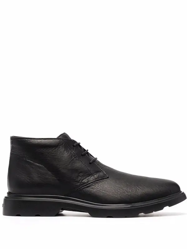 Hogan Lace-up Ankle Boots