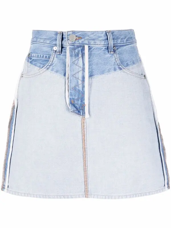 Helmut Lang Inside-out Denim Skirt