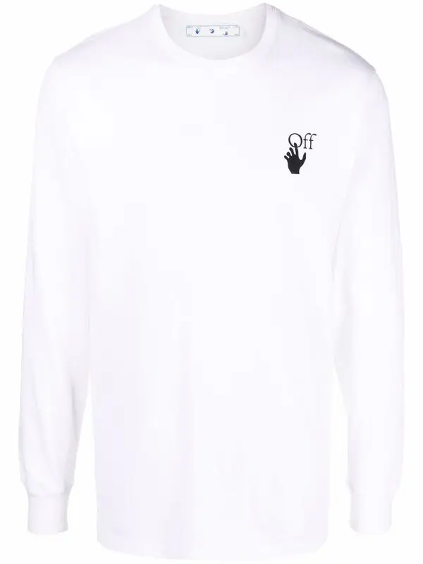 Off-White Gradient Arrows-motif Longsleeved T-shirt