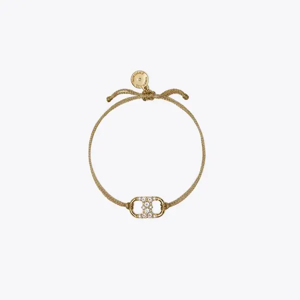 Tory Burch Embrace Ambition Pavé Bracelet - Tory Gold/gold/crystal