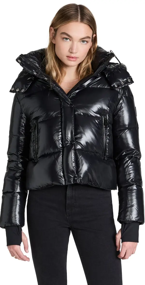 Jordy Padded Jacket In Jet 70% Off Editorialist