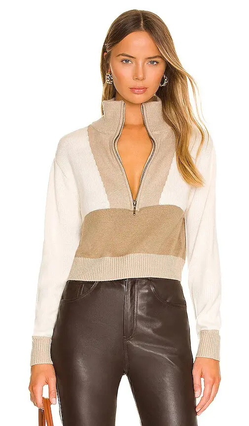 L'academie Cheshire Half Zip Sweater