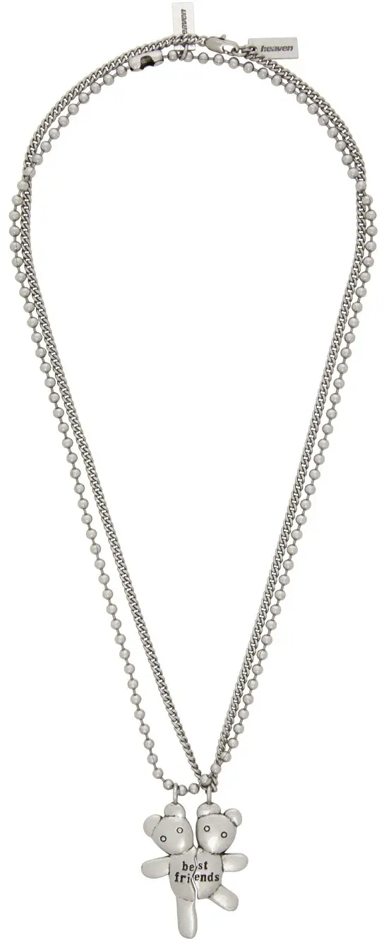 Marc Jacobs Heaven Silver Friendship Necklace Set - Silver Ox 