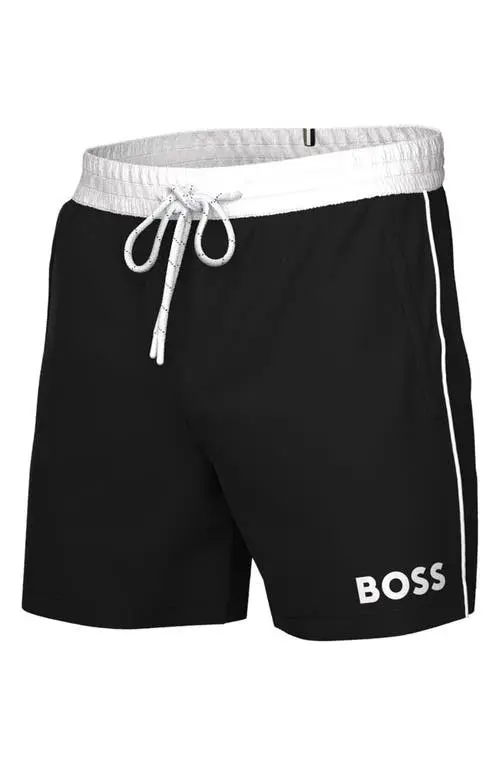 Hugo Boss Starfish Swim Trunks - Blk