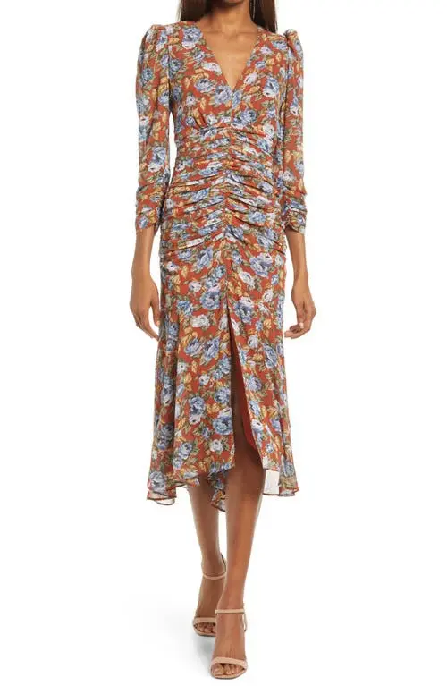 blouse dress shirt L'AGENCE Tyler Silk Blouse Top In Pale Mist Blue main image 0