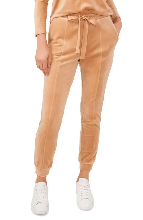 1.State Velour Jogger - Cappuccino