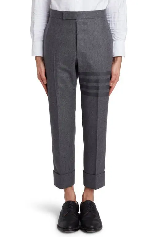 Thom Browne 4-bar Cropped Pants