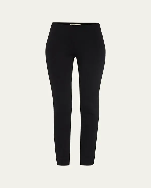 THE ROW Woolworth Mid-rise Ankle Leggings