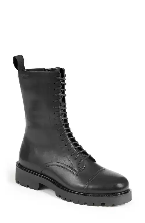 Vagabond Shoemakers Kenova Lace-Up Boot Black Editorialist