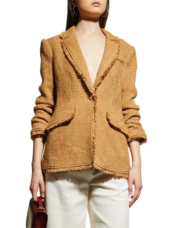 Cinq À Sept Khloe Boucle Blazer - Sahara