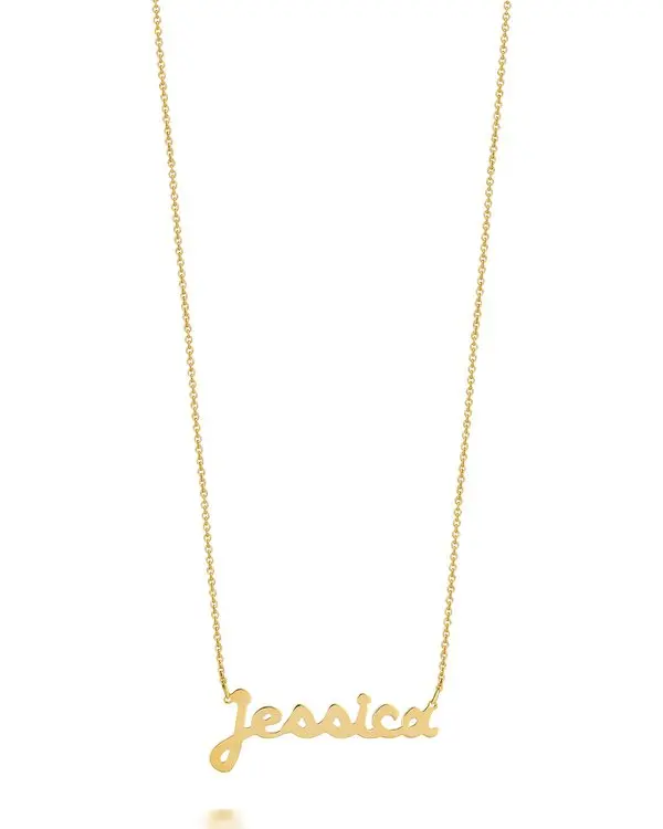 Sarah Chloe Ava 14k Script Name Necklace